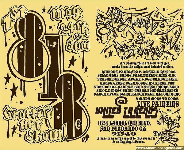 818 Graffiti Art Show - Bombing Science