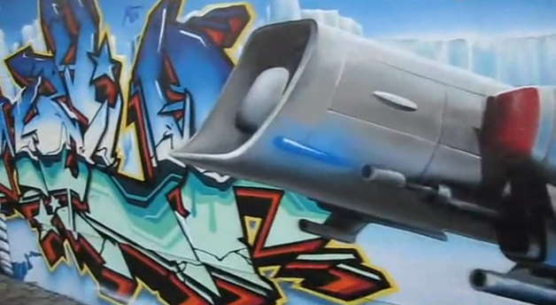 3Steps â€“ Graff Wars Wall - Bombing Science