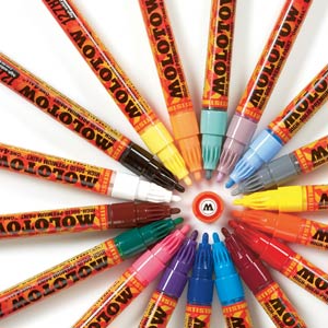 127 HS Molotow markers - Bombing Science