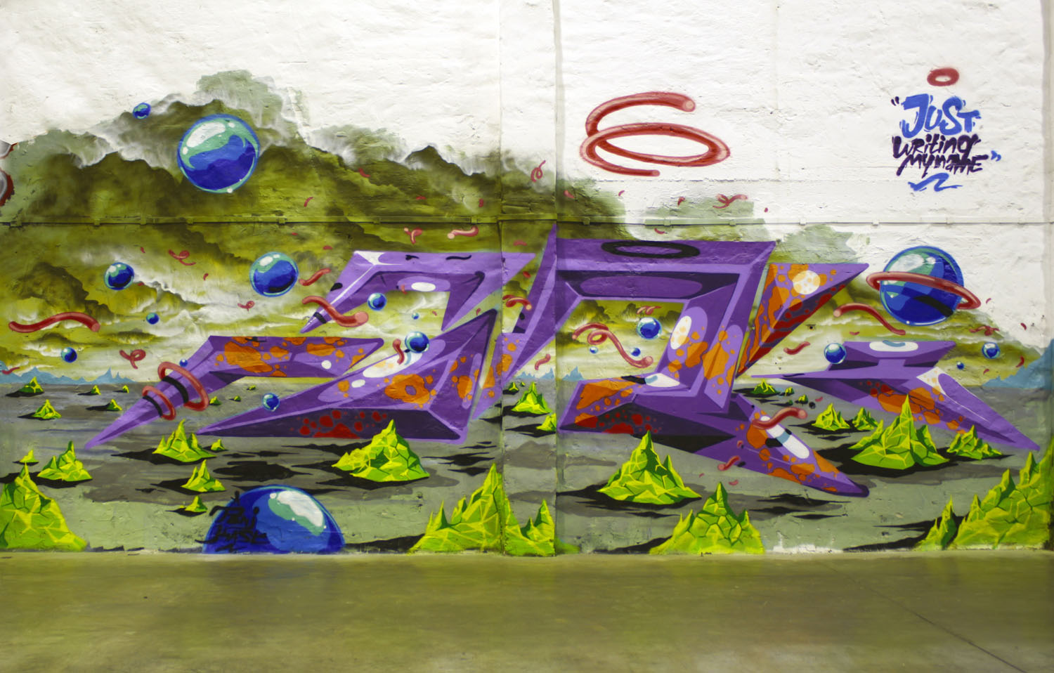 Fork AFX - Bombing Science: Fork AFX Street Art