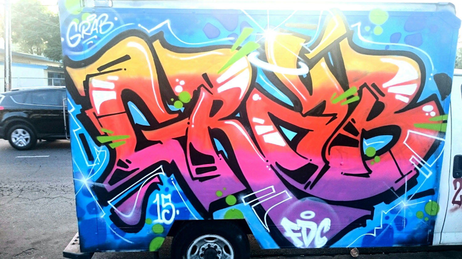 GRAB FDC - Bombing Science: GRAB FDC Graffiti