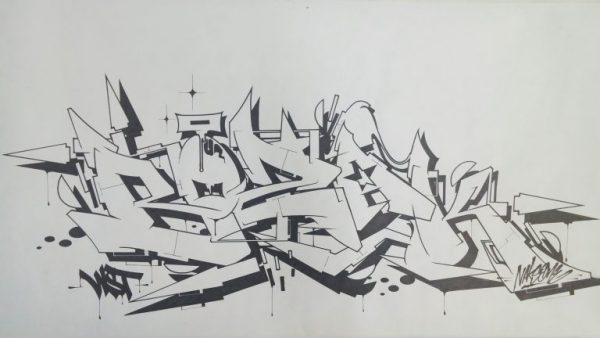 The Craft of Graffiti Sketching: Explore 20 Captivating Sketches