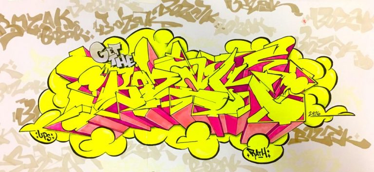 The Craft of Graffiti Sketching: Explore 20 Captivating Sketches