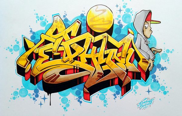 The Craft of Graffiti Sketching: Explore 20 Captivating Sketches