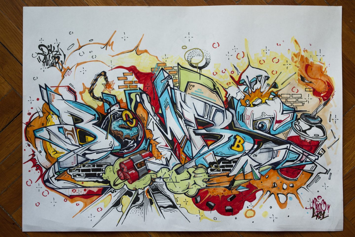 The Craft of Graffiti Sketching: Explore 20 Captivating Sketches