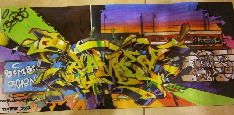 The Craft of Graffiti Sketching: Explore 20 Captivating Sketches
