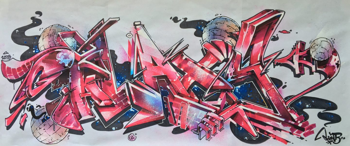 The Craft of Graffiti Sketching: Explore 20 Captivating Sketches
