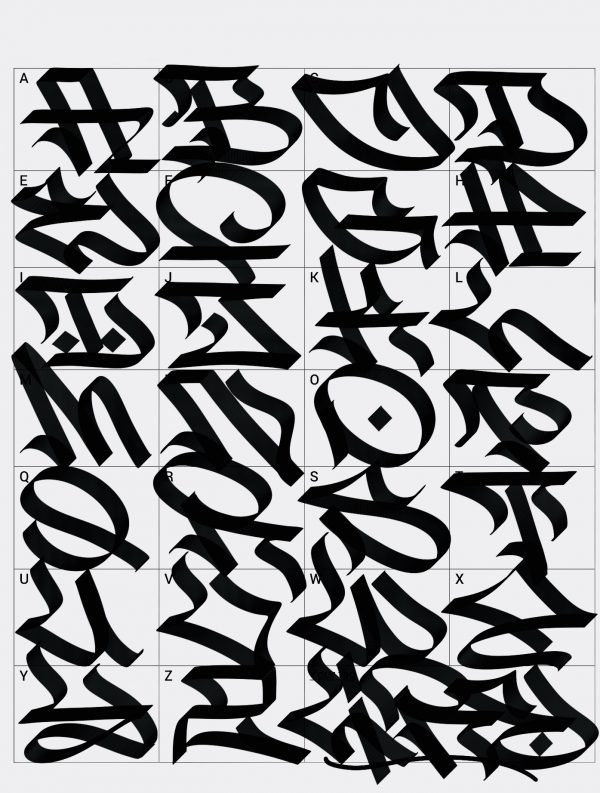 Graffiti Letters: 61 Artists Share Styles