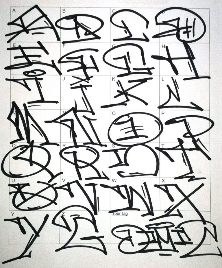 Graffiti Letters: 61 Artists Share Styles
