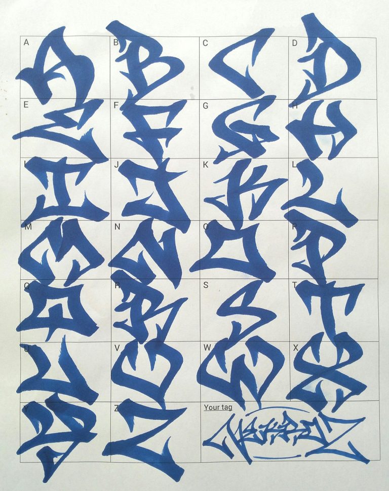 Graffiti Letters: 61 Artists Share Styles