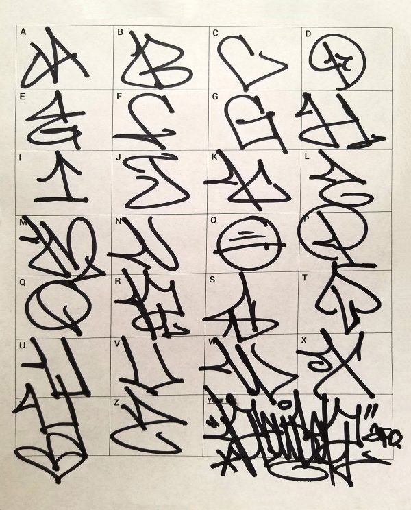 Graffiti Letters: 61 Artists Share Styles