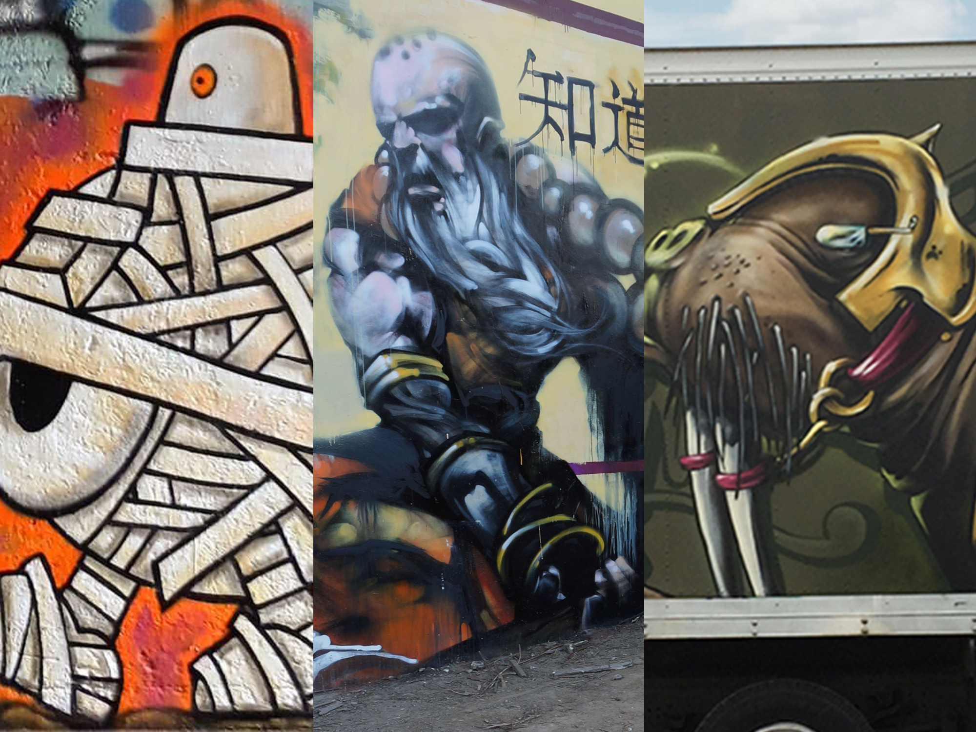 Characters in the graff game #12 - Bombing Science