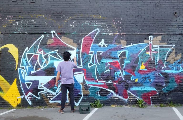 Graffiti Video: DEBT Money in Miami - Bombing Science